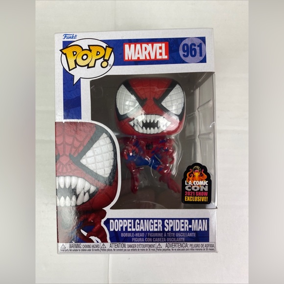 Funko | Toys | Funko Pop Marvel Doppelganger Spiderman 96 Metallic Lacc ...